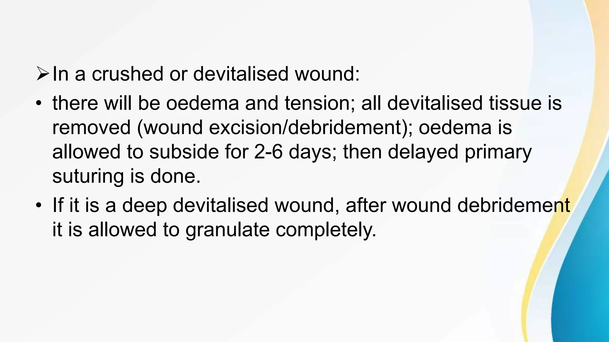 WOUND CLOSURE AND COMPLICATION | PPTX