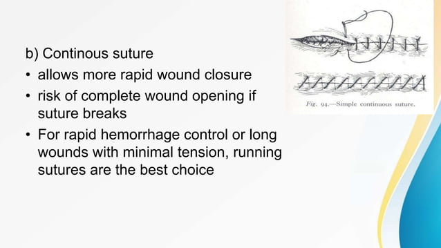 WOUND CLOSURE AND COMPLICATION | PPTX