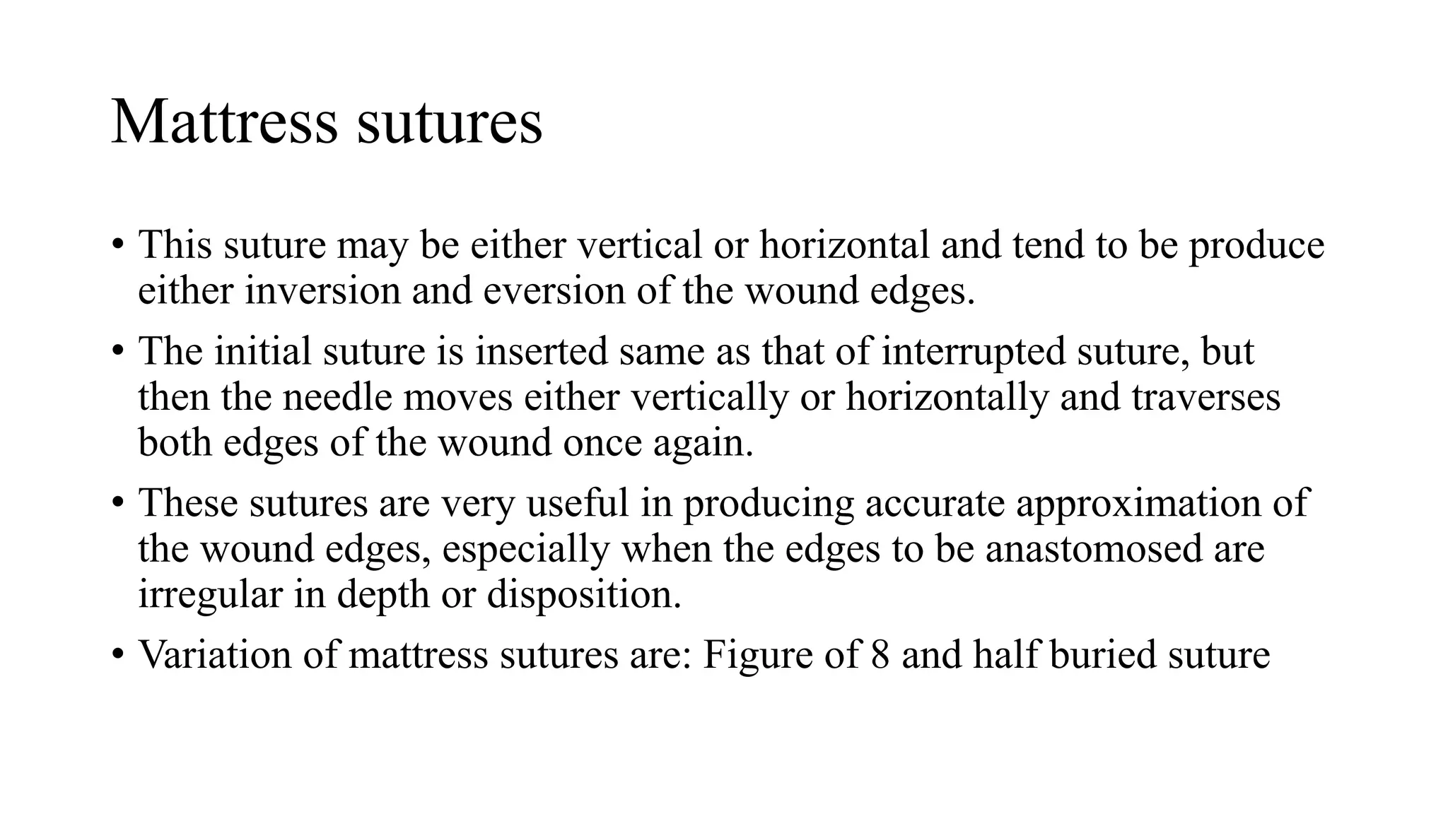 Wound closure, suture material, technique and alternative to suture | PPTX