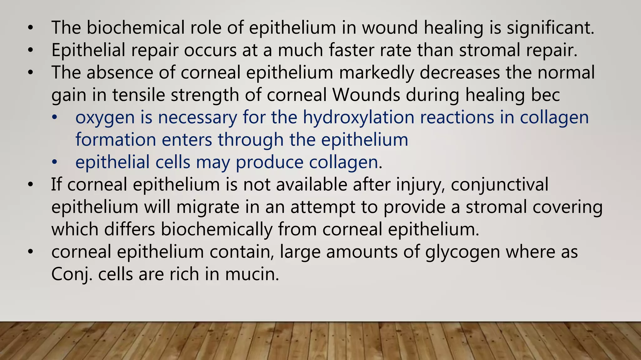 corneo scleral wound healing in sics | PPTX