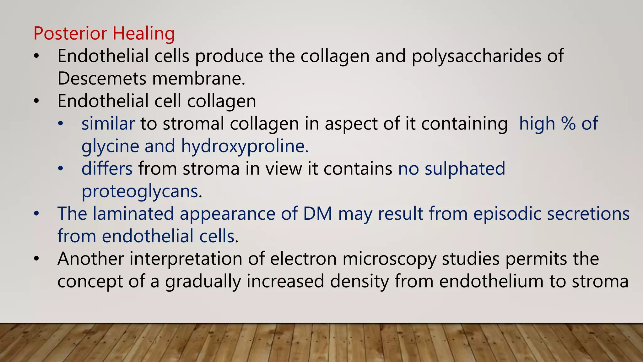 corneo scleral wound healing in sics | PPTX