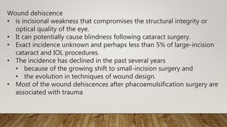 corneo scleral wound healing in sics | PPTX