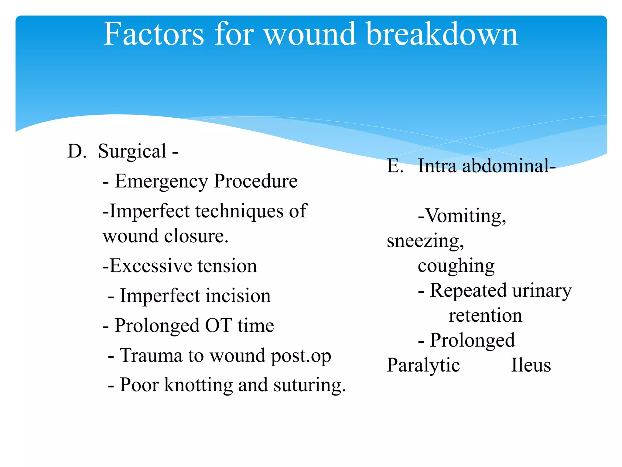 WOUND DEHISCENCE | PPTX