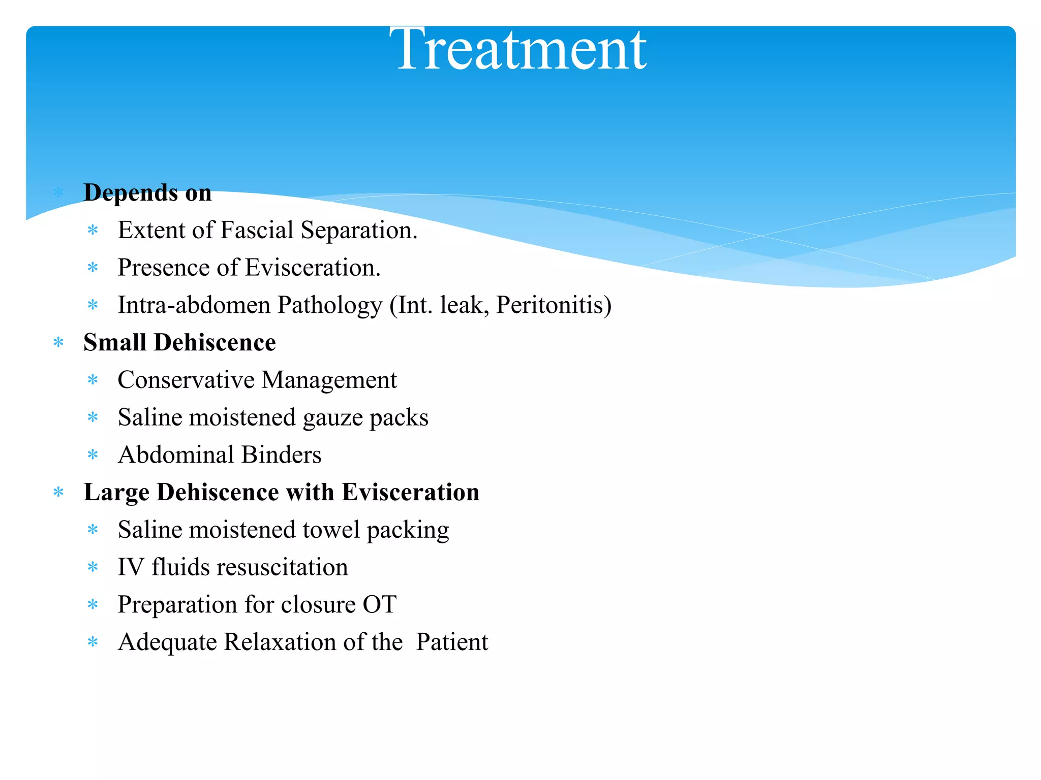 WOUND DEHISCENCE | PPTX