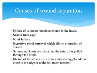 WOUND DEHISCENCE | PPTX