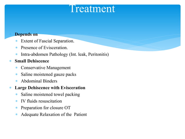 WOUND DEHISCENCE | PPTX | Injuries | Diseases and Conditions