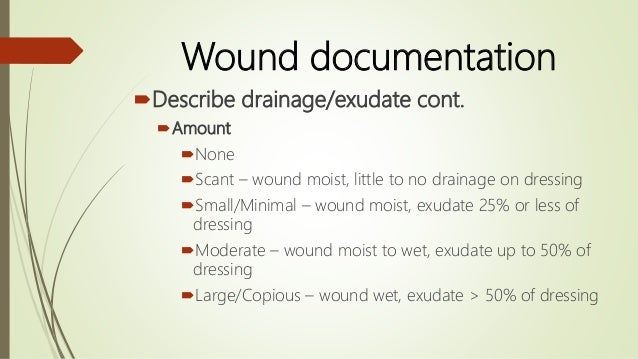 Wound documentation: anatomy & photography