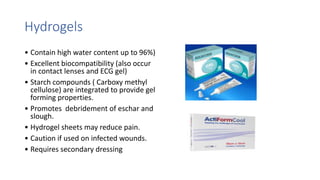 Wound dressing | PPTX