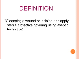 Wound dressing copy | PPT