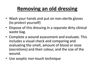 Wound dressing | PPTX