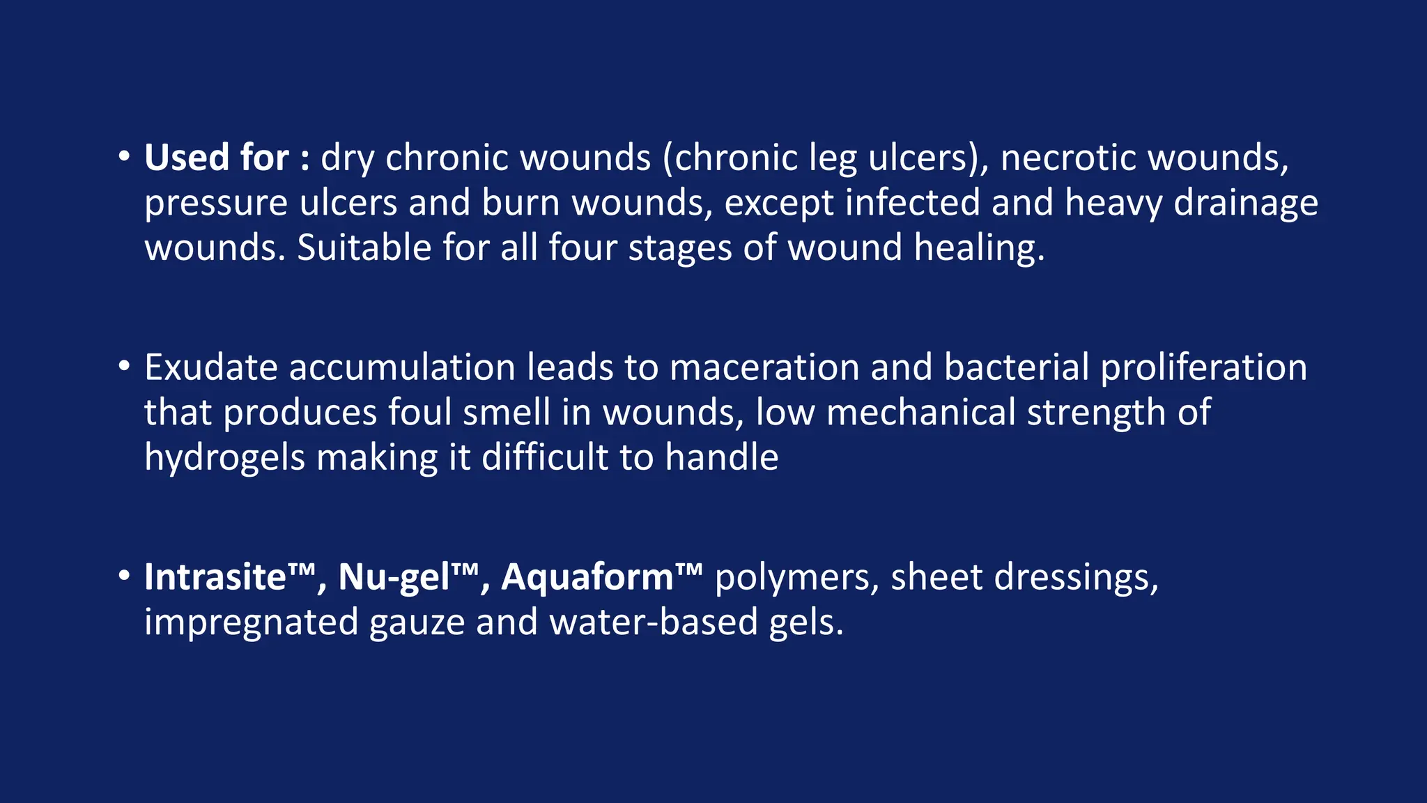 Wound Dressings as a new modern dressing for wound that help people ...