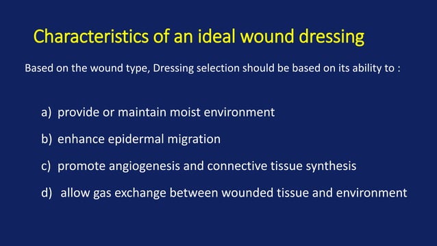 Wound Dressings as a new modern dressing for wound that help people faster wound healing.pptx
