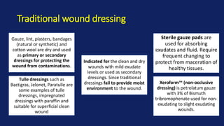 Wound Dressings as a new modern dressing for wound that help people ...