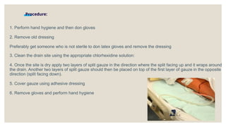 Wound dressings and types of dressing care | PPTX