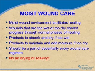 Advanced wound healing Centers | PPT | First Aid | Injuries