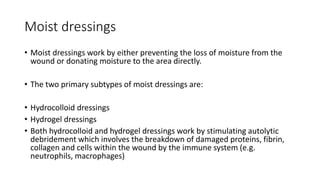 Wound Dressing Types By Doctor faarwqewqeqweqw | PPTX | First Aid ...