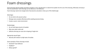 Wound Dressing Types By Doctor faarwqewqeqweqw | PPTX