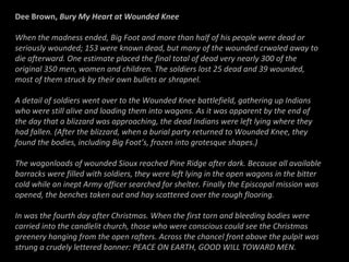 Wounded Knee, Ghost Dance, Dawes Act, Assimilation | PPT