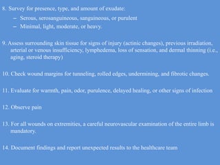 WOund evaluation and preparatioacfoeding to the medicinen.pptx