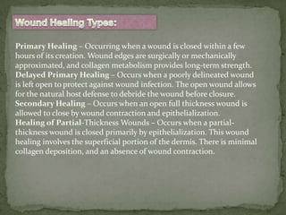 Wound healing | PPTX