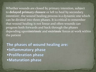 Wound healing | PPTX