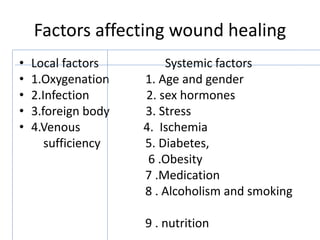 Wound healing | PPTX