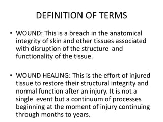 Wound healing | PPTX