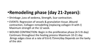 Wound healing | PPTX