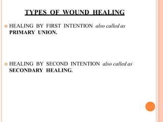 woundhealing bacteria inflammation and repair | PPT