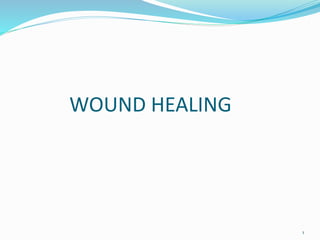 wound healing.pptx | First Aid | Injuries
