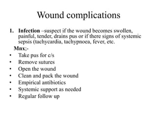 WOUND HEALING AND CARE. THIS IS WOUND HEALING NOTES.tx