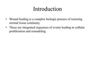 WOUND HEALING AND CARE. THIS IS WOUND HEALING NOTES.tx