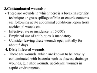 WOUND HEALING AND CARE. THIS IS WOUND HEALING NOTES.tx