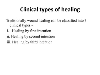 WOUND HEALING AND CARE. THIS IS WOUND HEALING NOTES.tx