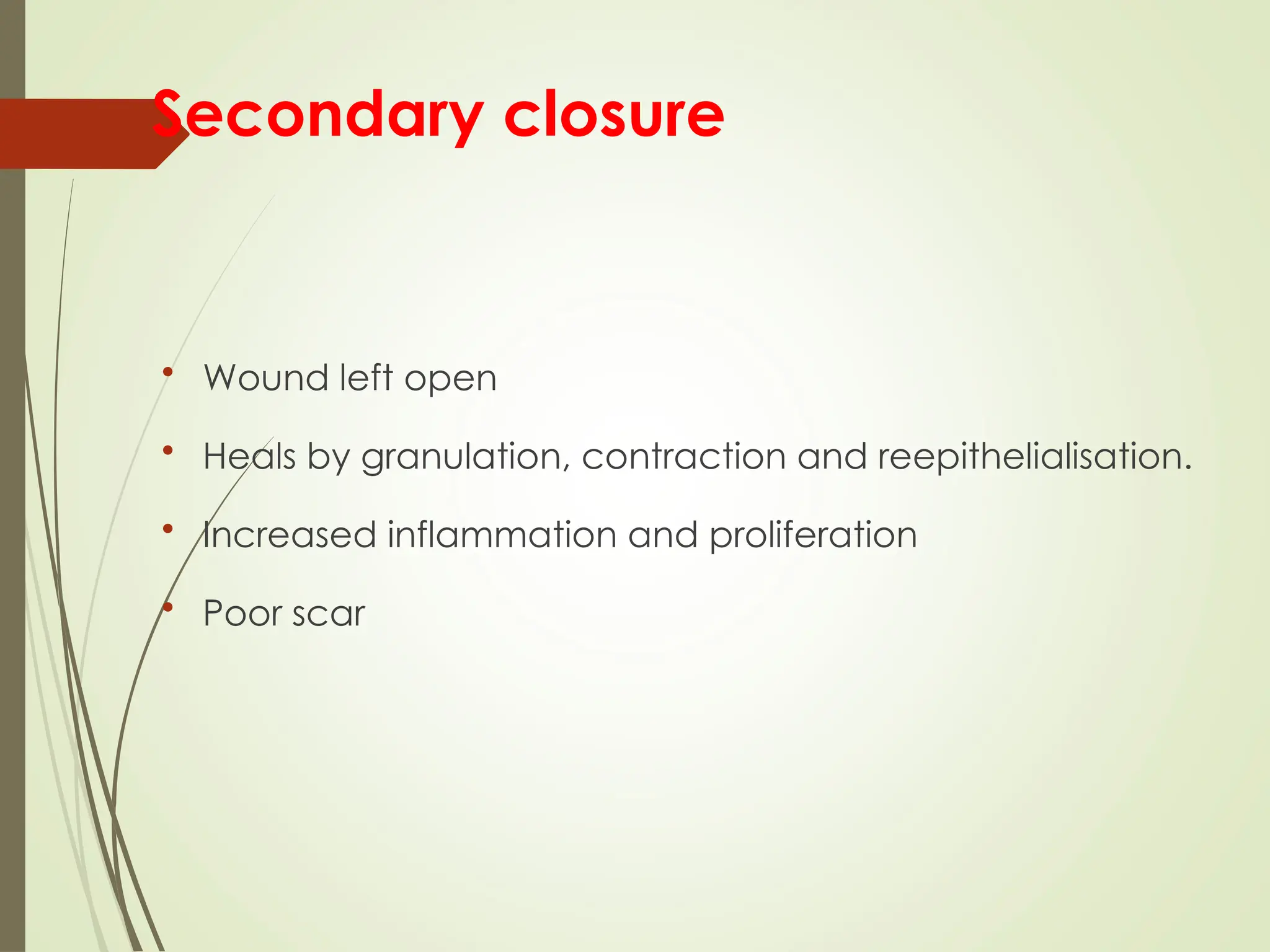 Wound Healing - Phases, Types of wound closure | PPTX