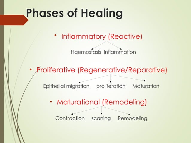Wound Healing - Phases, Types of wound closure | PPTX