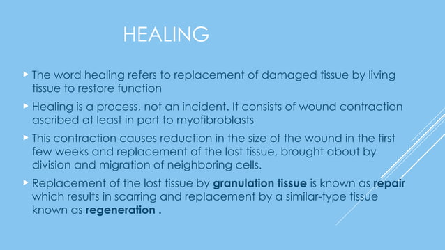 Wound Healing, factors affecting it and its mechanism | PPTX