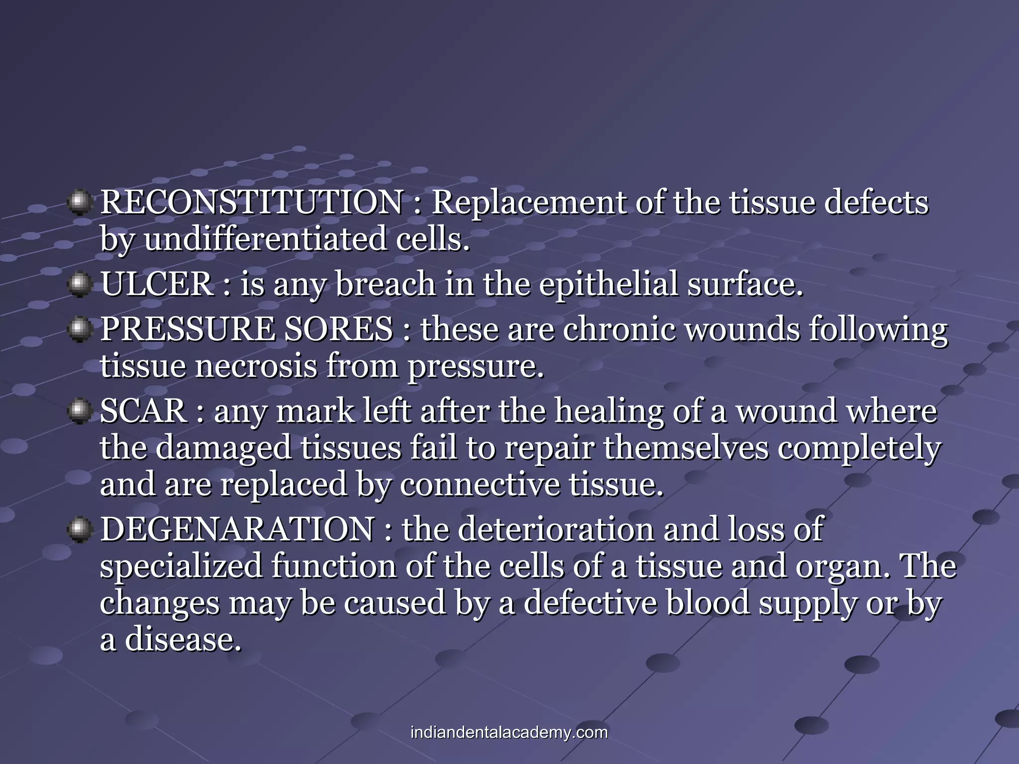 Wound healing (2) /orthodontic courses by Indian dental academy | PPT