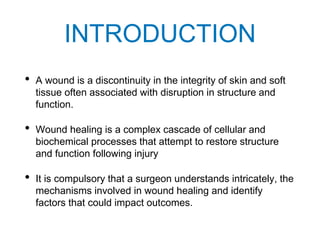 Wound healing ( adesiyakan) | PPTX