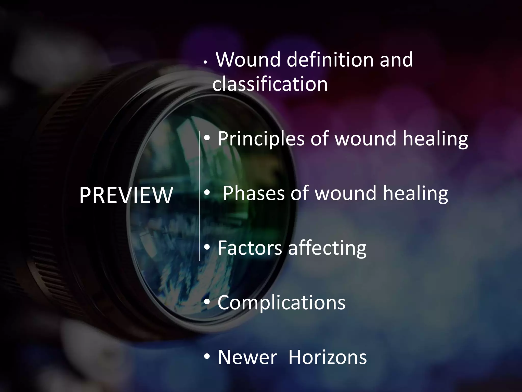 Wound healing afmc | PPTX