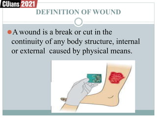 wound healing and care.medical surgical n | PPTX