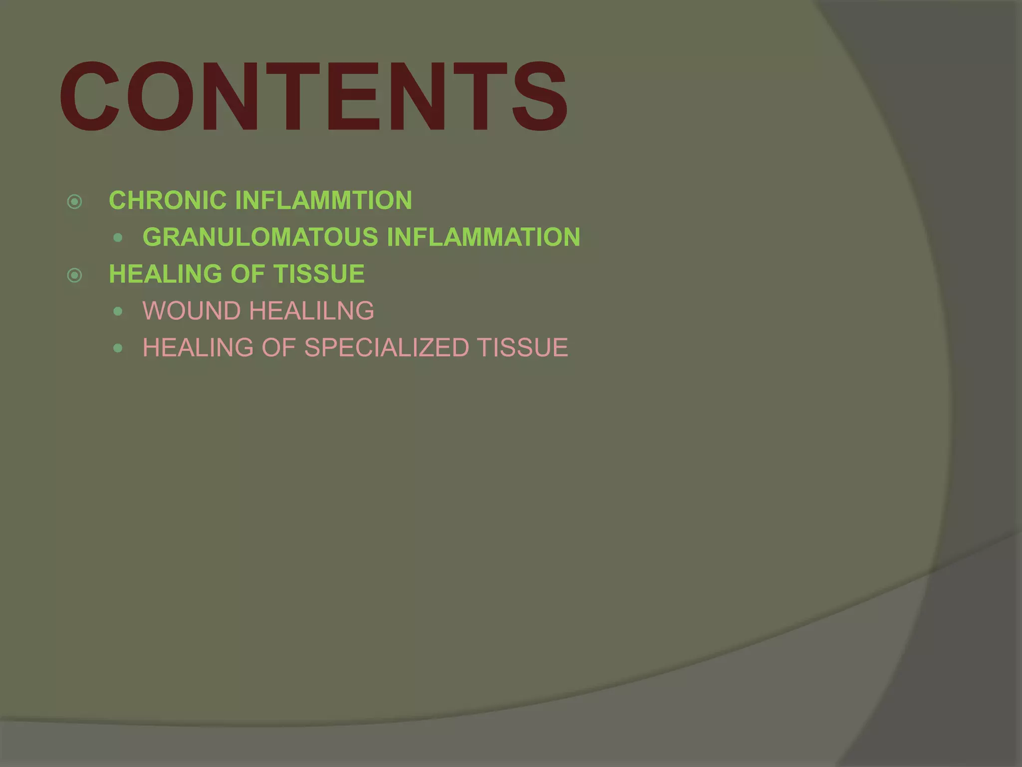 Wound healing and inflammation | PPTX