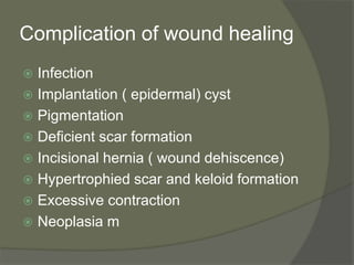 Wound healing and inflammation | PPTX