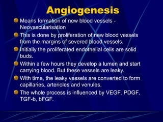 WOUND HEALING AND REPAIR OF TISSUES.ppt