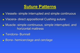 Wound Healing and Suture Knowledge-Kim_Bayer.ppt
