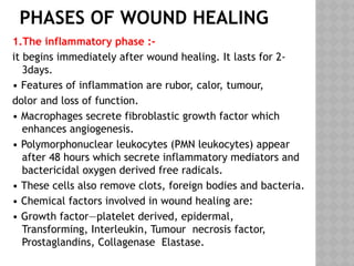 Wound healing and wound care.pptx important | PPT