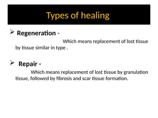 WOUND HEALING management of wounds DR VIHAR.pptx