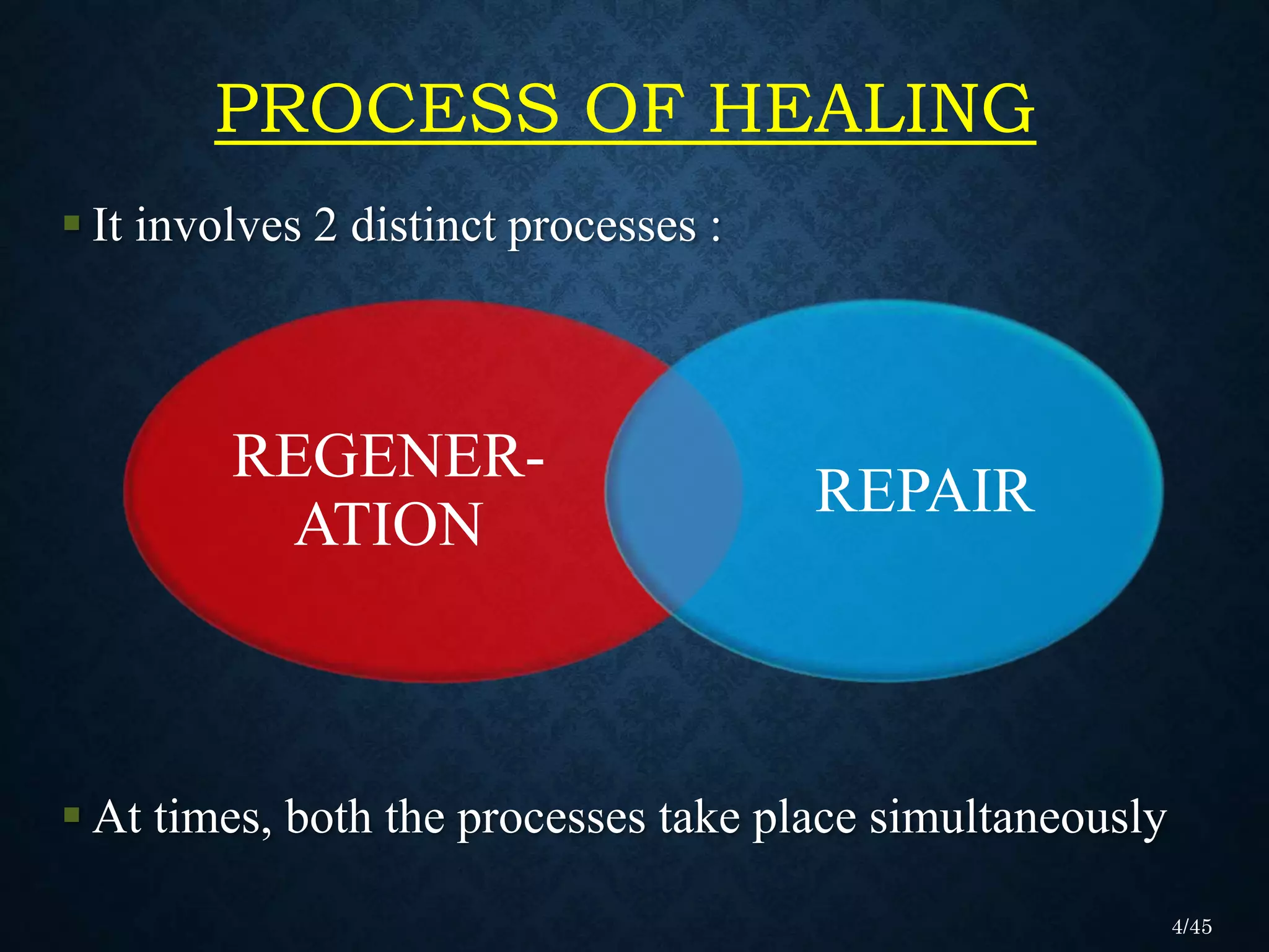 Wound healing in Perio - Dr. Malvika Thakur | PPTX