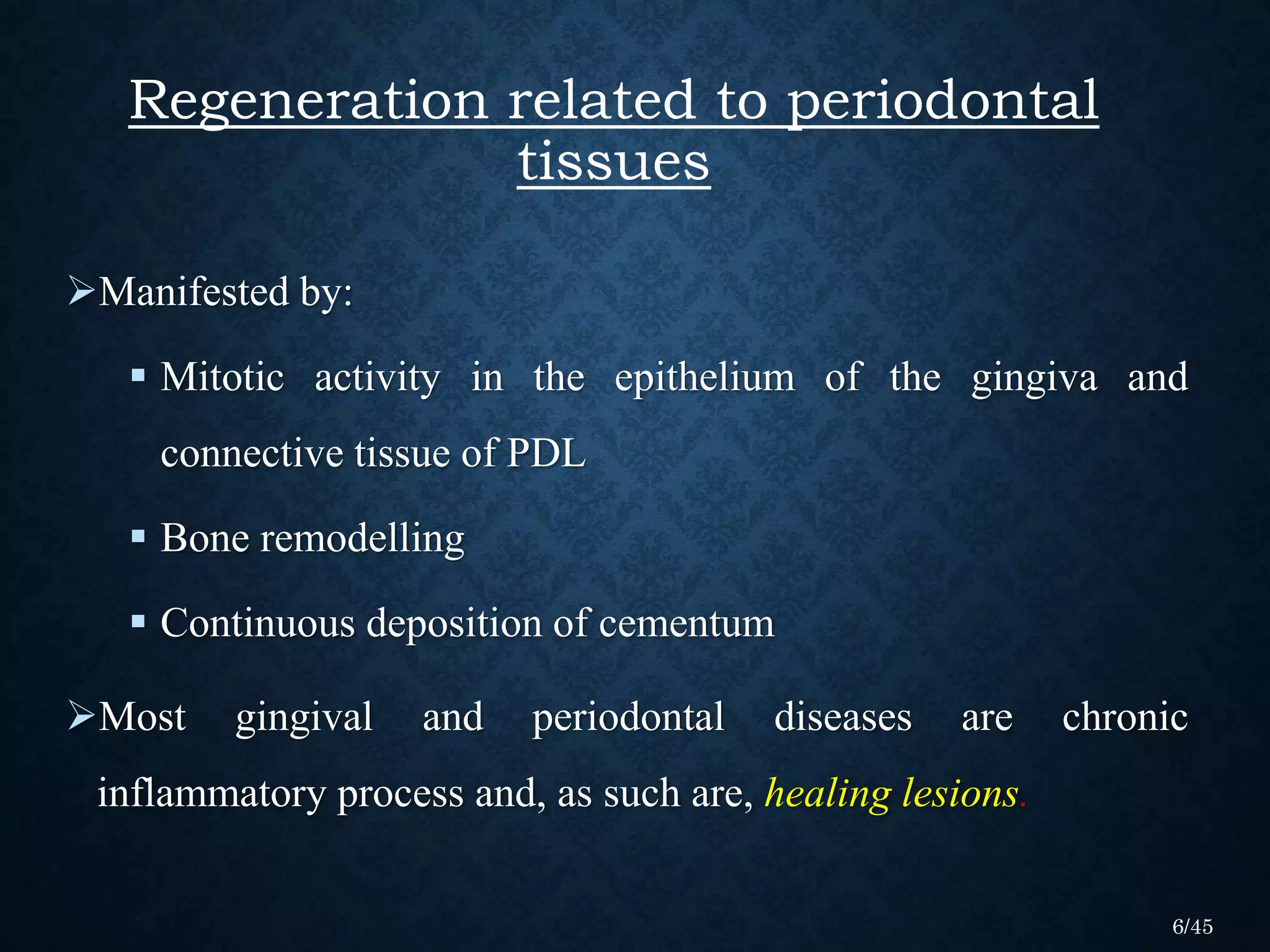 Wound healing in Perio - Dr. Malvika Thakur | PPTX