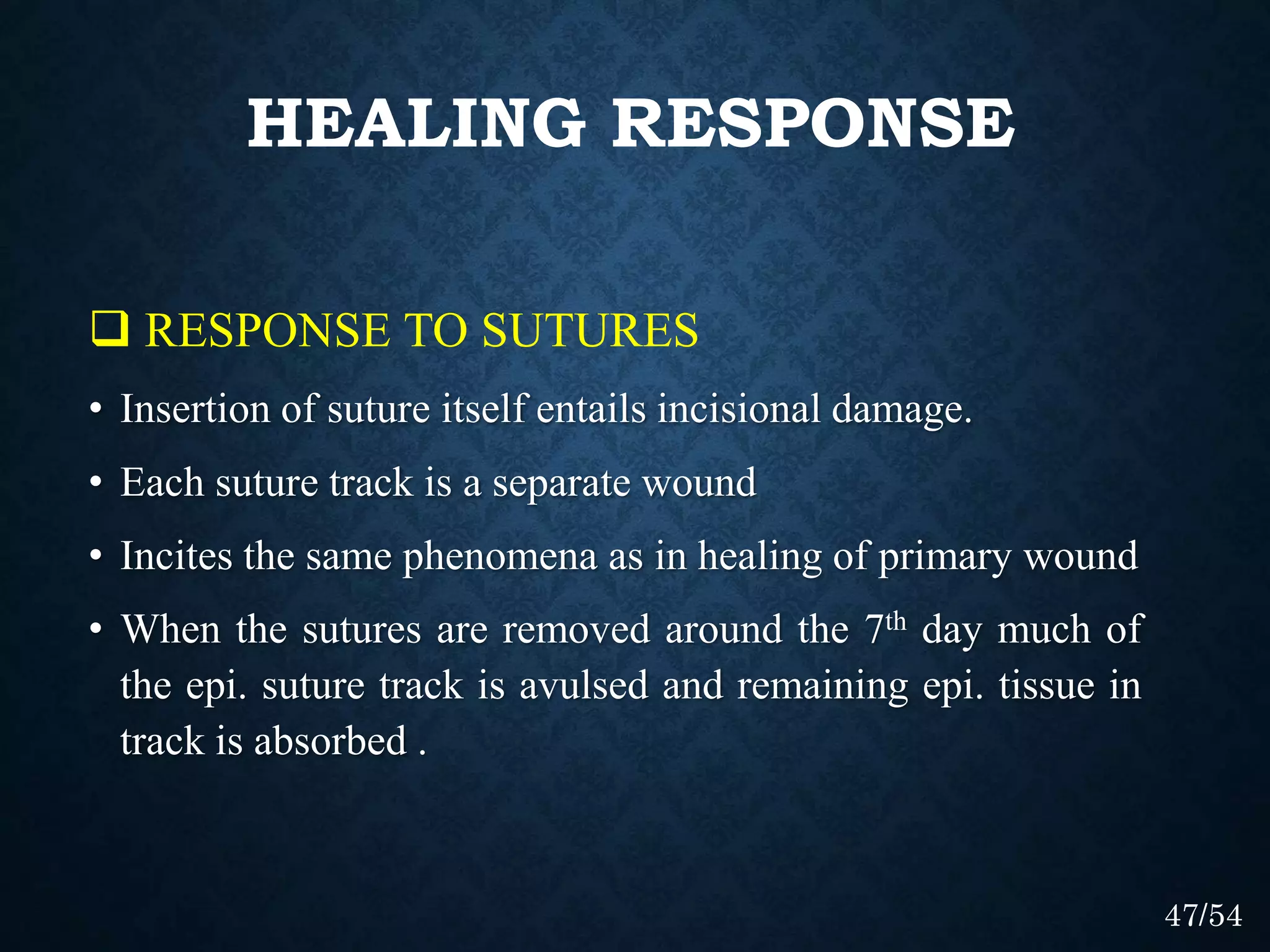 Wound healing in Perio - Dr. Malvika Thakur | PPTX